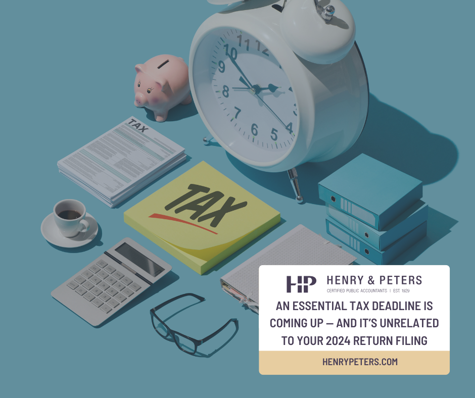 An essential tax deadline is coming up — and it’s unrelated to your ...