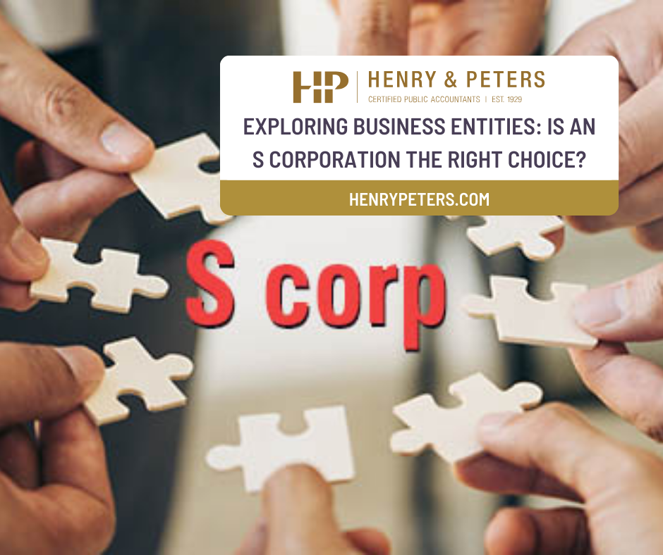 Exploring business entities: Is an S corporation the right choice ...