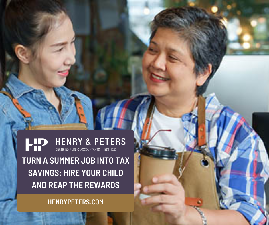 Turn a summer job into tax savings: Hire your child and reap the ...