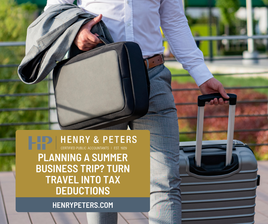 Planning a summer business trip? Turn travel into tax deductions ...