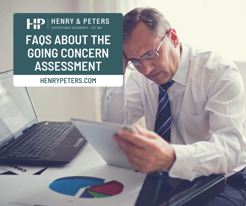FAQs about the going concern assessment - Henry & Peters | East Texas ...