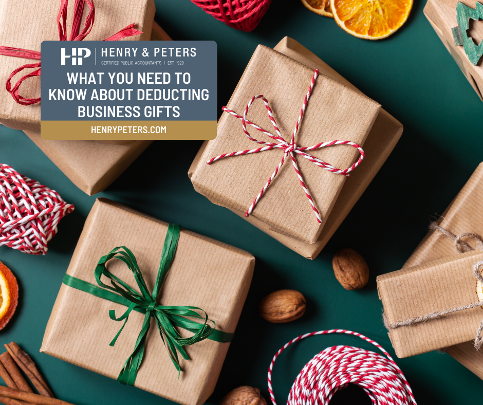What you need to know about deducting business gifts - Henry & Peters ...